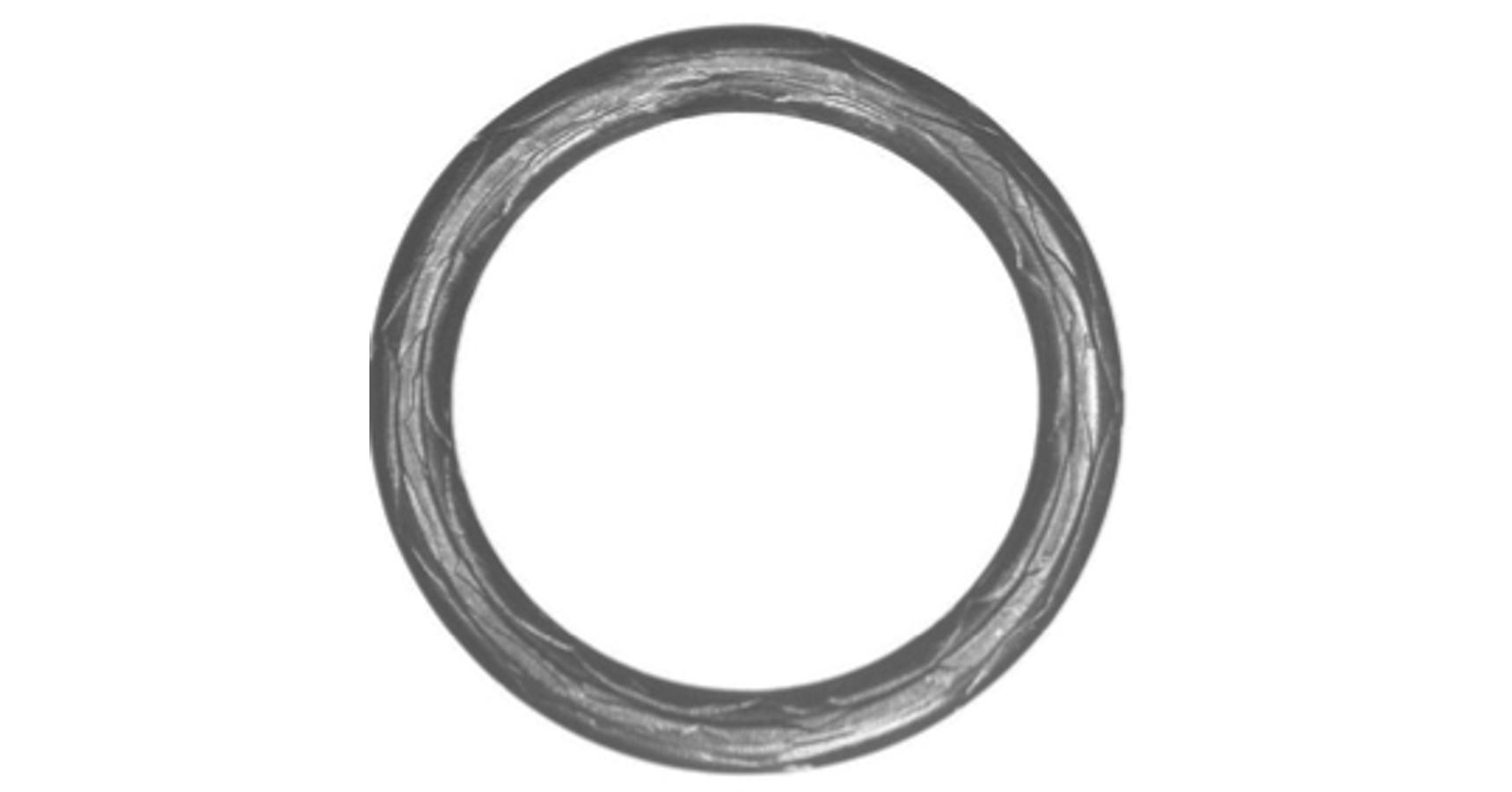 Ring, Rundmaterial, Oberfläche Baumrinde , Materialstärke und ...